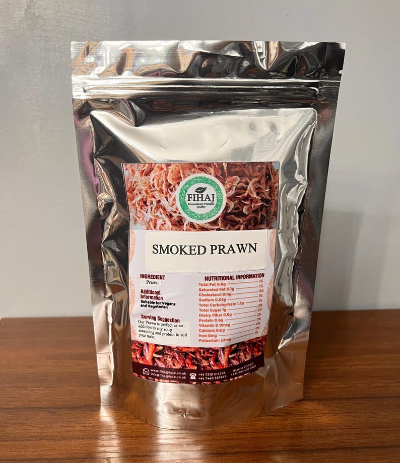 Whole Smoked Prawn - Nigerian Tasty Red Smoked Prawns (ede) 90g - Etsy