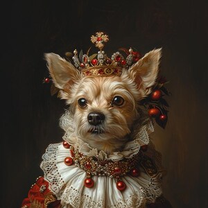 Princess Pet Portraits, Lady and Gentleman Portraits, Royal Pet ...