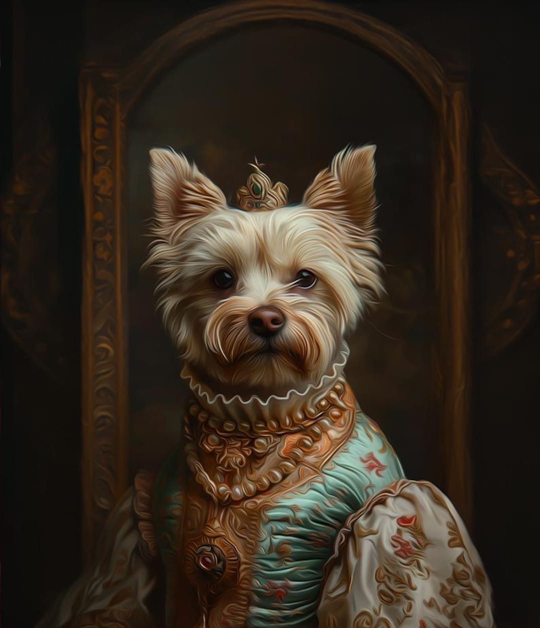 Royal Pet Portraits, Princess Cat Portraits From Photo, Royal Cat ...