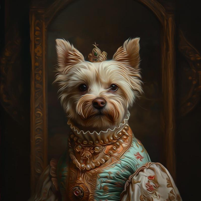 Royal Pet Portrait - Etsy