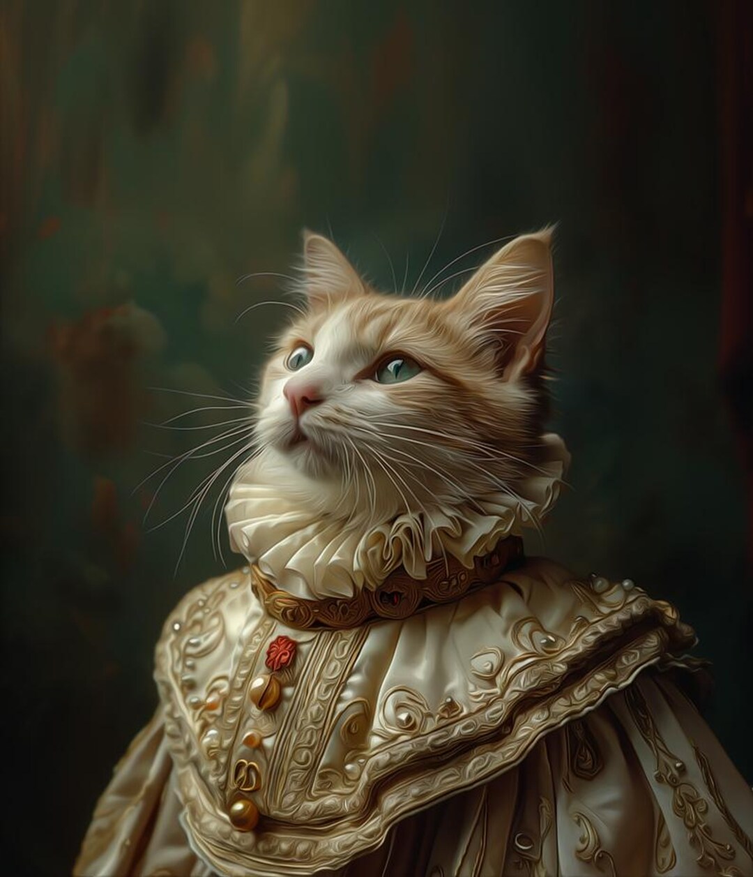 Queen Pet Portraits, Royal Portraits, Custom Pet Portraits, Dog ...