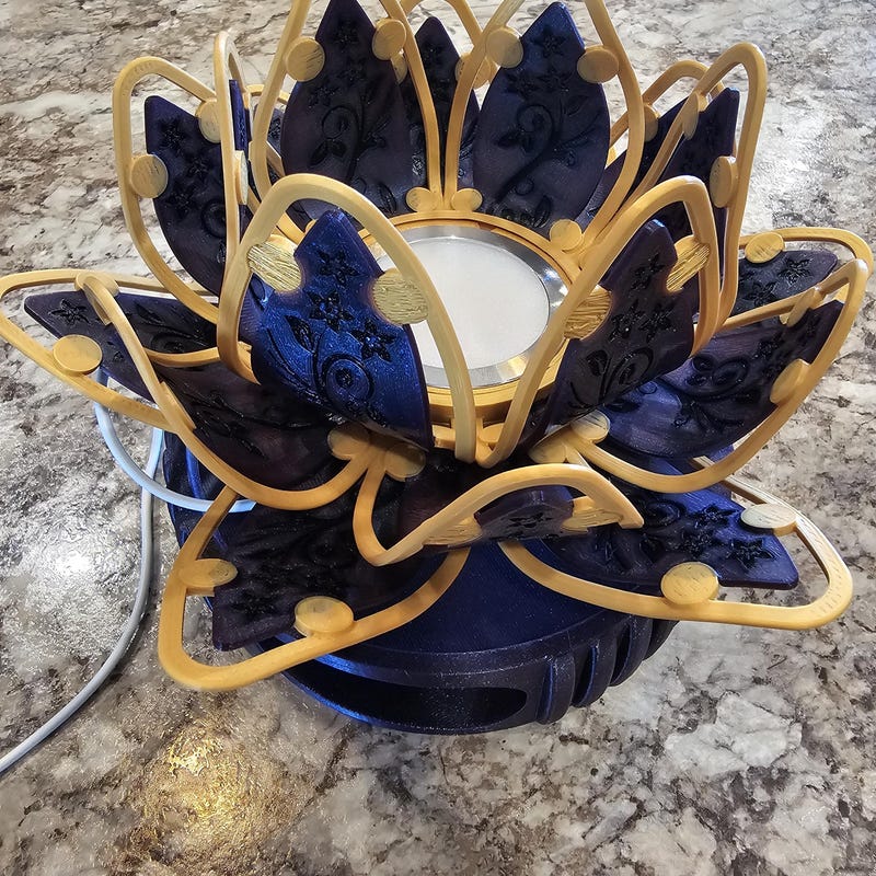 Lotus Lamp - Etsy