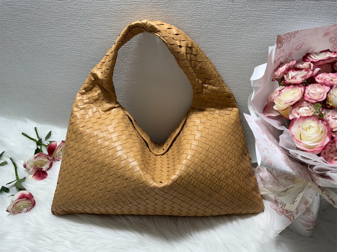 Vegan Leather Braid Bag,grace Shoulder Bag,soft Woven Handbag,fashion ...