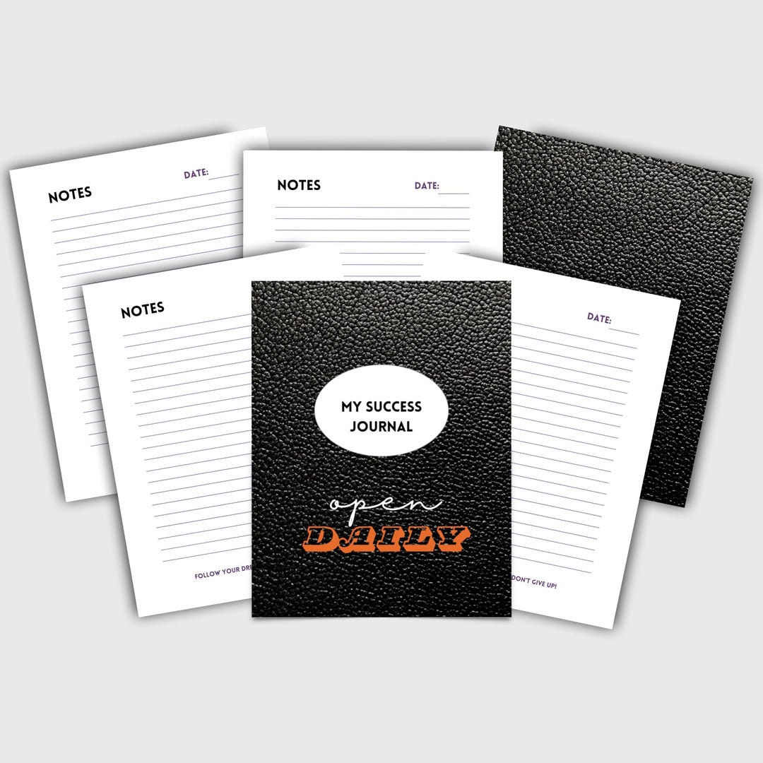 My Success Journal | 150-page Motivational Journal for Goal Setting ...
