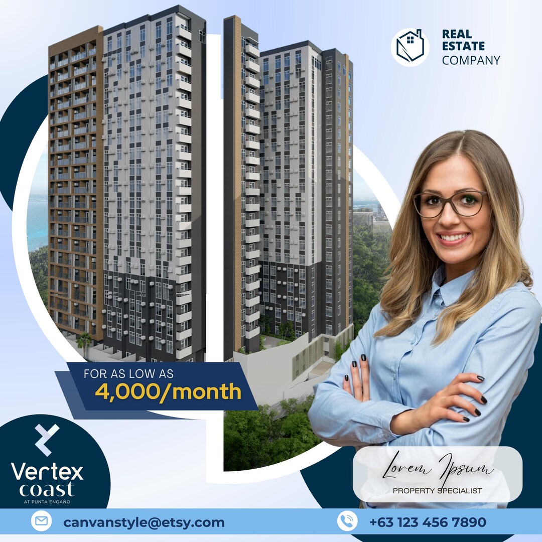 1080 X 1080px Vertex Coast Ads Template - Etsy