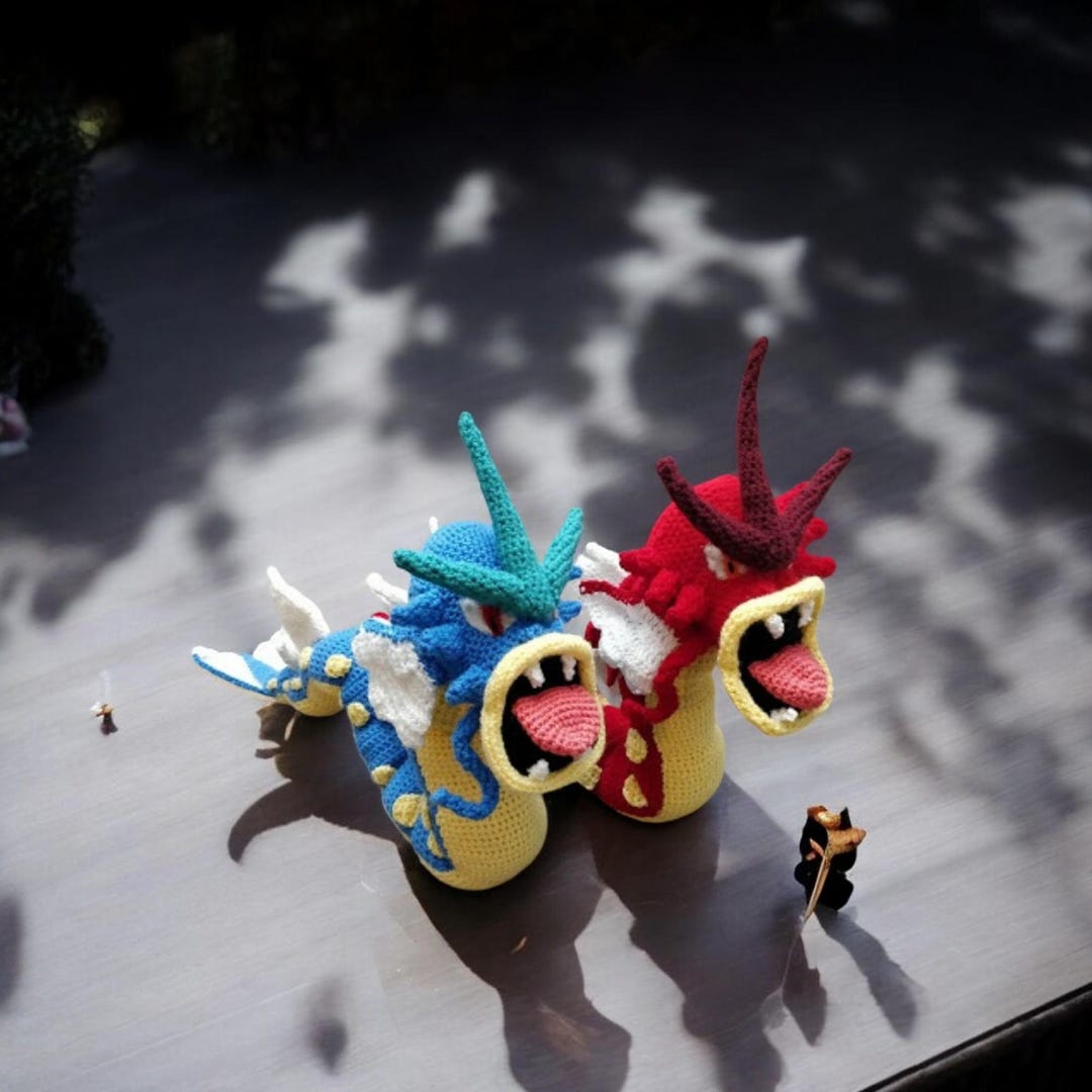 Gyarados Crochet Pattern: Amigurumi Dragon (PDF Pattern) - Etsy