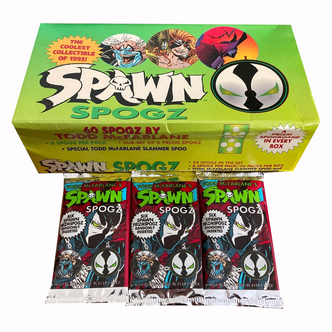 3 Packs of Todd Mcfarlane's Spawn Spogz Pog Packs. 6 Pogs per Pack ...
