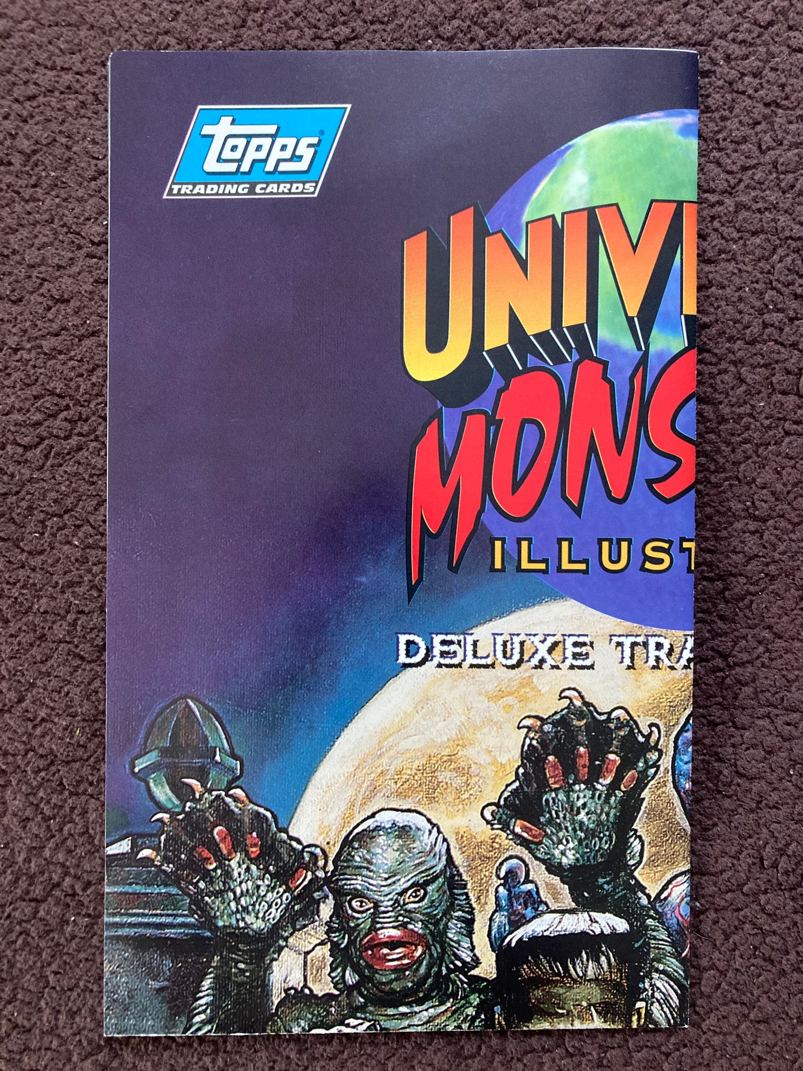 Topps Universal Monsters Illustrated Box Topper Poster. Came - Etsy
