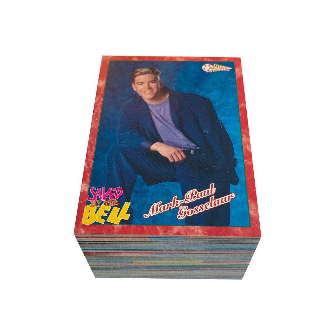 Saved by the Bell Complete Set of 110 Vintage Trading Cards in ...