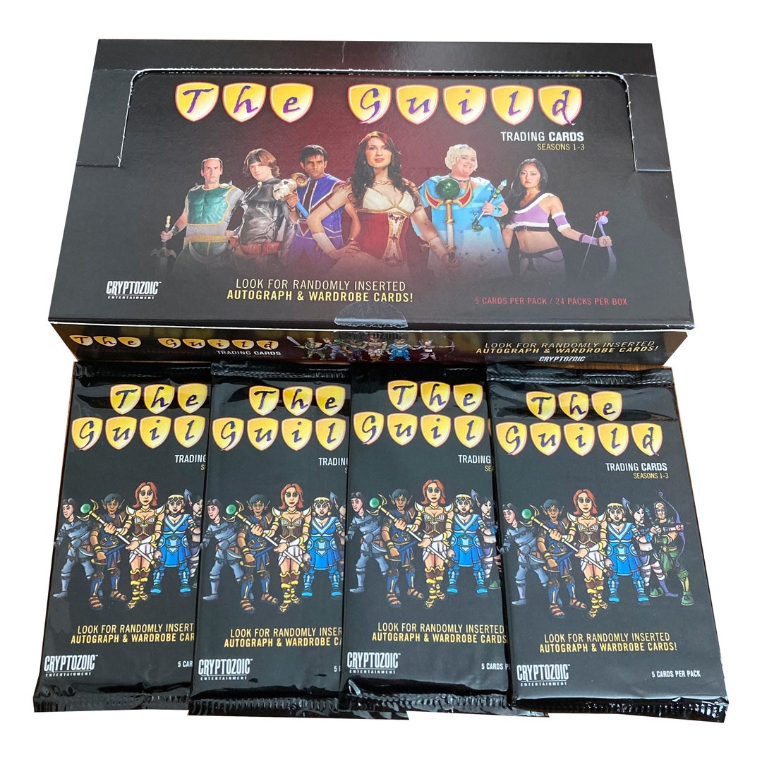 4 Packs of the Guild Seasons 1-3 Vintage Trading Cards 5 Cards per Pack ...