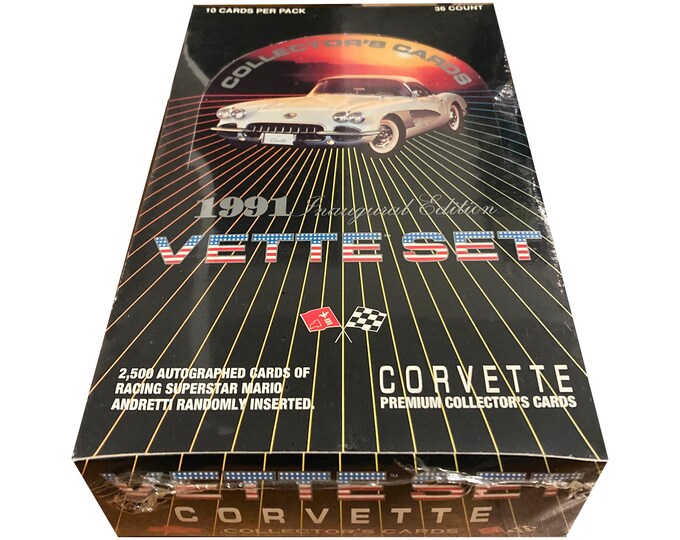 Factory Sealed Box of Vette Set Premium Corvette Trading Cards. '53 to ...