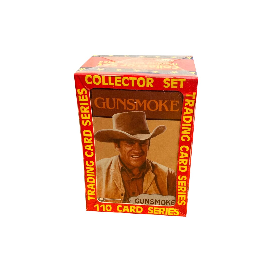 Gunsmoke Complete Boxed Set of 110 Vintage Trading Cards. Brand New in ...