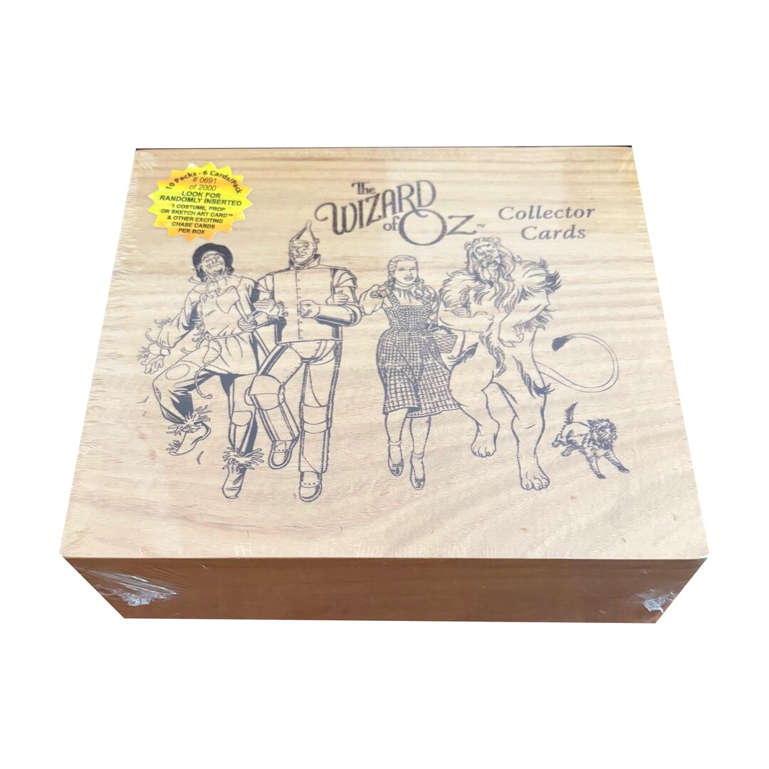 Lot of (2) Wizard of Oz Wooden Collector's Boxes Factory Sealed. - Etsy