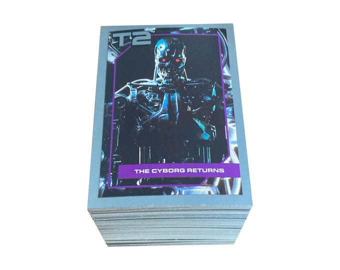 Terminator 2 Complete Set of 140 Vintage Trading Cards in Excellent ...
