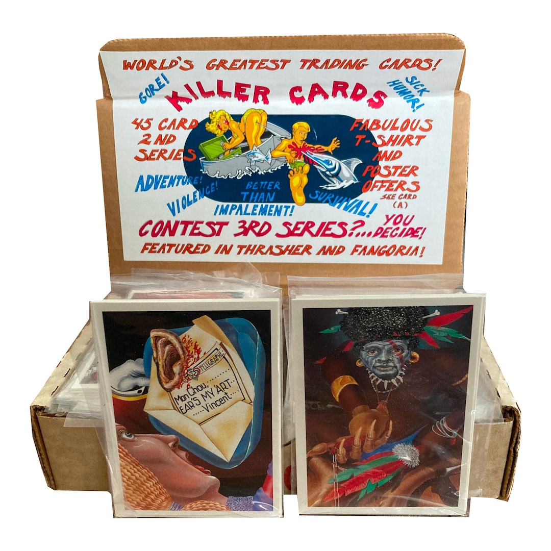 2 Packs of Killer Cards Series 2. Gore! Sick Humor! Adventure! Violence ...