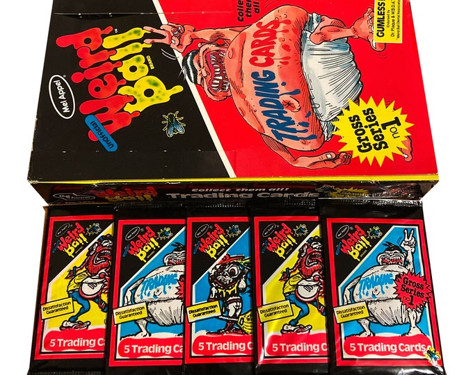 5 Packs of Weird Ball Vintage Baseball Spoof Trading Cards. 5 Cards per ...