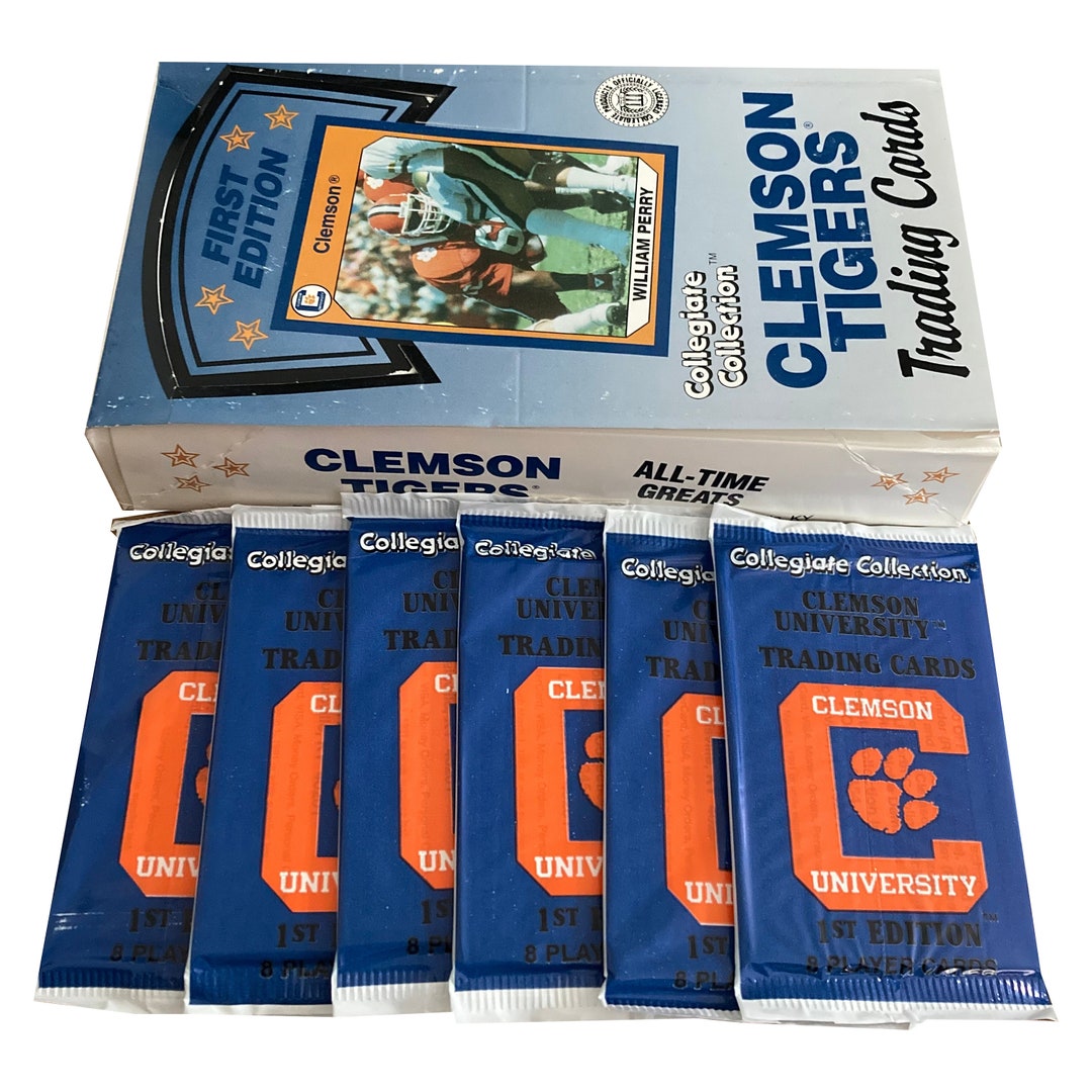 6 Packs of Clemson University Tigers "all-time Greats" Vintage Trading ...