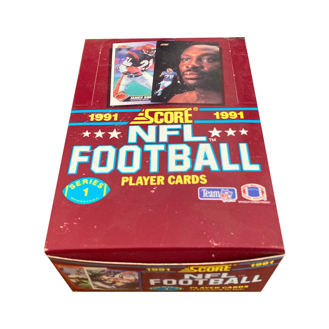 Full Box of 1991 Score NFL Football Cards. Series 1. 36 Packs, 16 ...