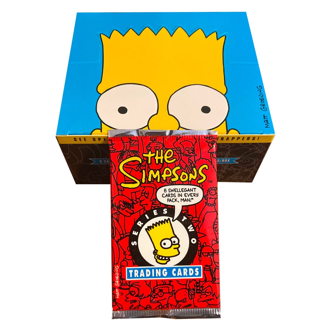 1 Pack of the Simpsons Series II Vintage Trading Cards. 8 Swellegant ...