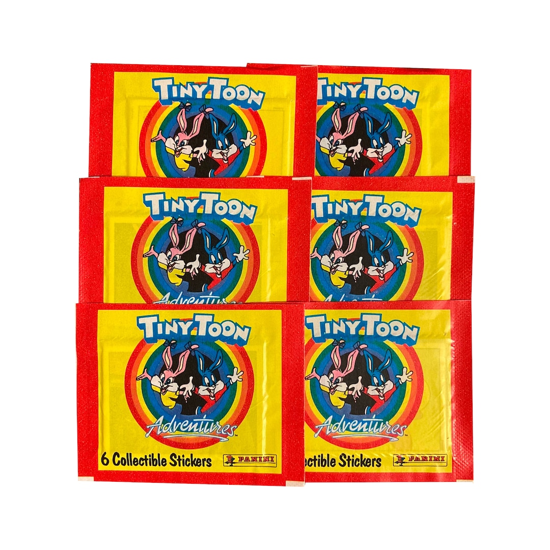 6 Packs of Tiny Toon Adventures Vintage Collectable Stickers. 6 ...