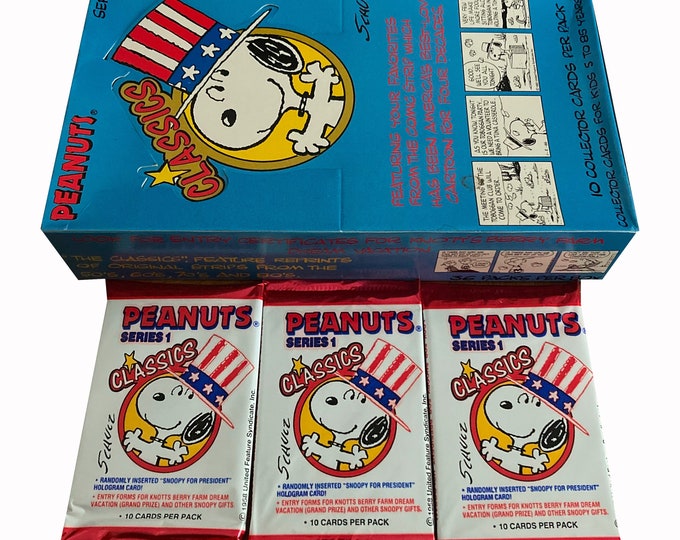 3 Packs of Peanuts Classics Vintage Trading Cards by Charles Schulz. 10 ...