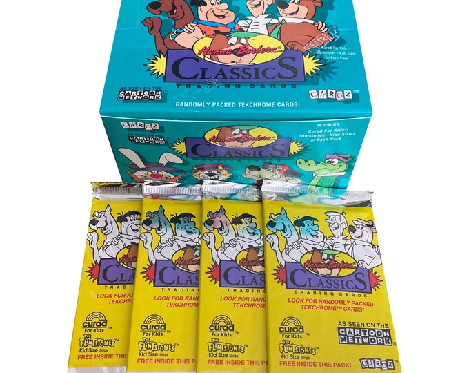 4 Packs Of Hanna Barbera Classics Vintage Trading Cards 8 Cards Per