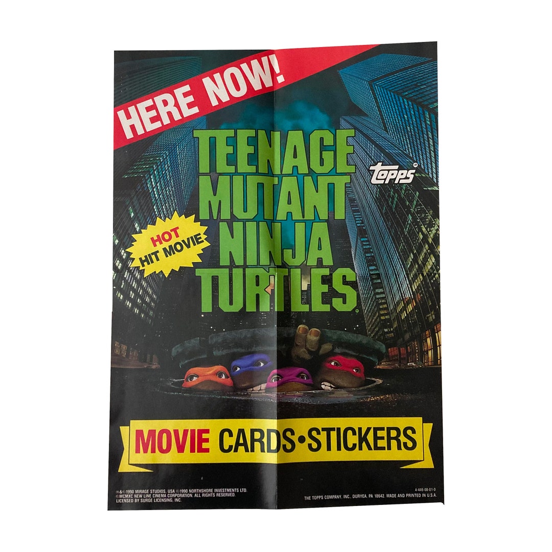 Teenage Mutant Ninja Turtles Movie Cards Promo Poster. 10 X 14.25 ...