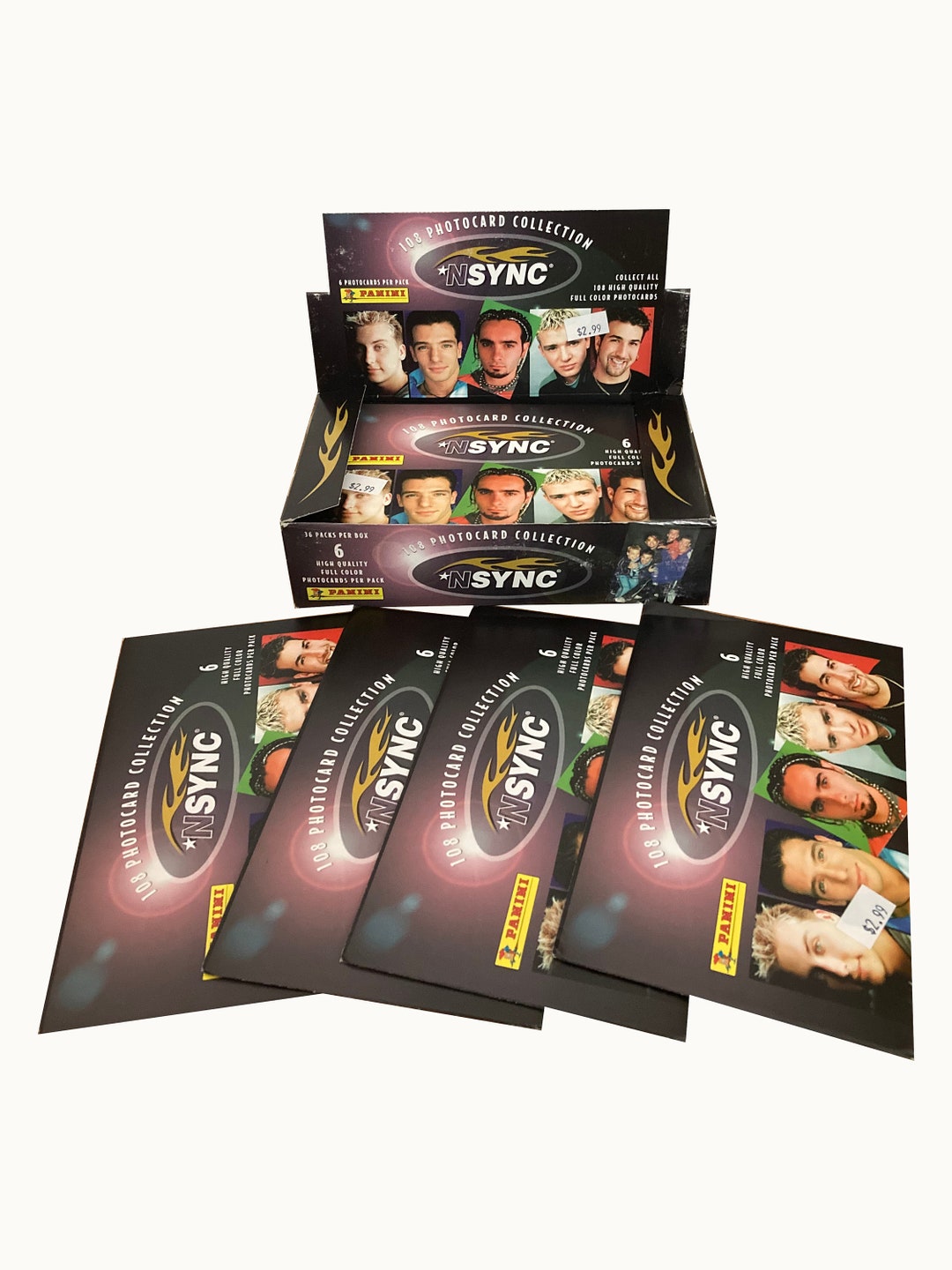 4 Packs of Vintage NSYNC Photo Cards. 6 Cards per Pack Measuring 4 X 6 ...
