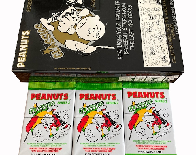 3 Packs of Peanuts Classics Series 2 Vintage Trading Cards by Charles ...