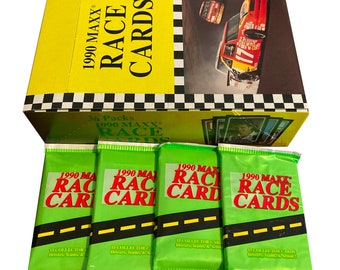 1991 Maxx Race Cards Complete 240 Card Factory Set Brand New in Shrink ...