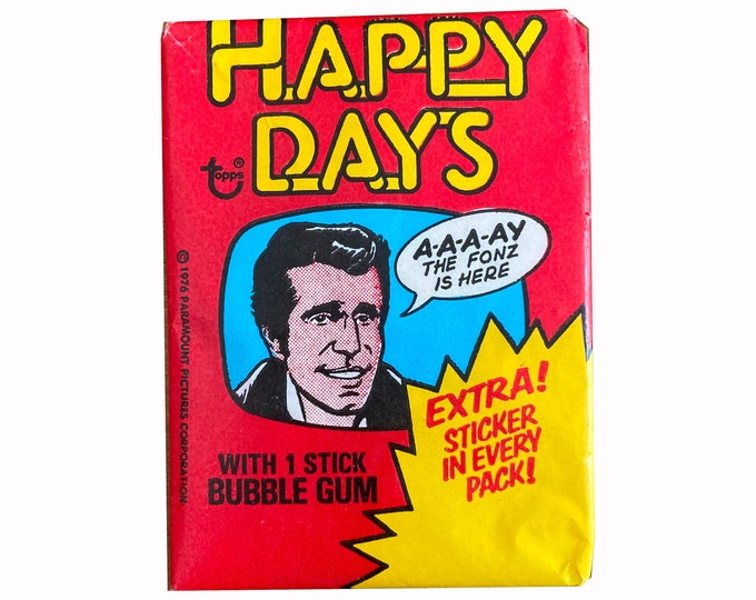 Happy Days Vintage Wax Pack. Series 2. Topps 1976. Must Have for Any ...