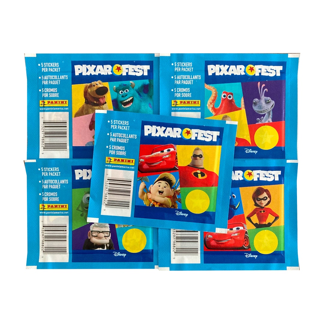 5 Packs of Pixar-fest Vintage Collectable Album Stickers. the ...