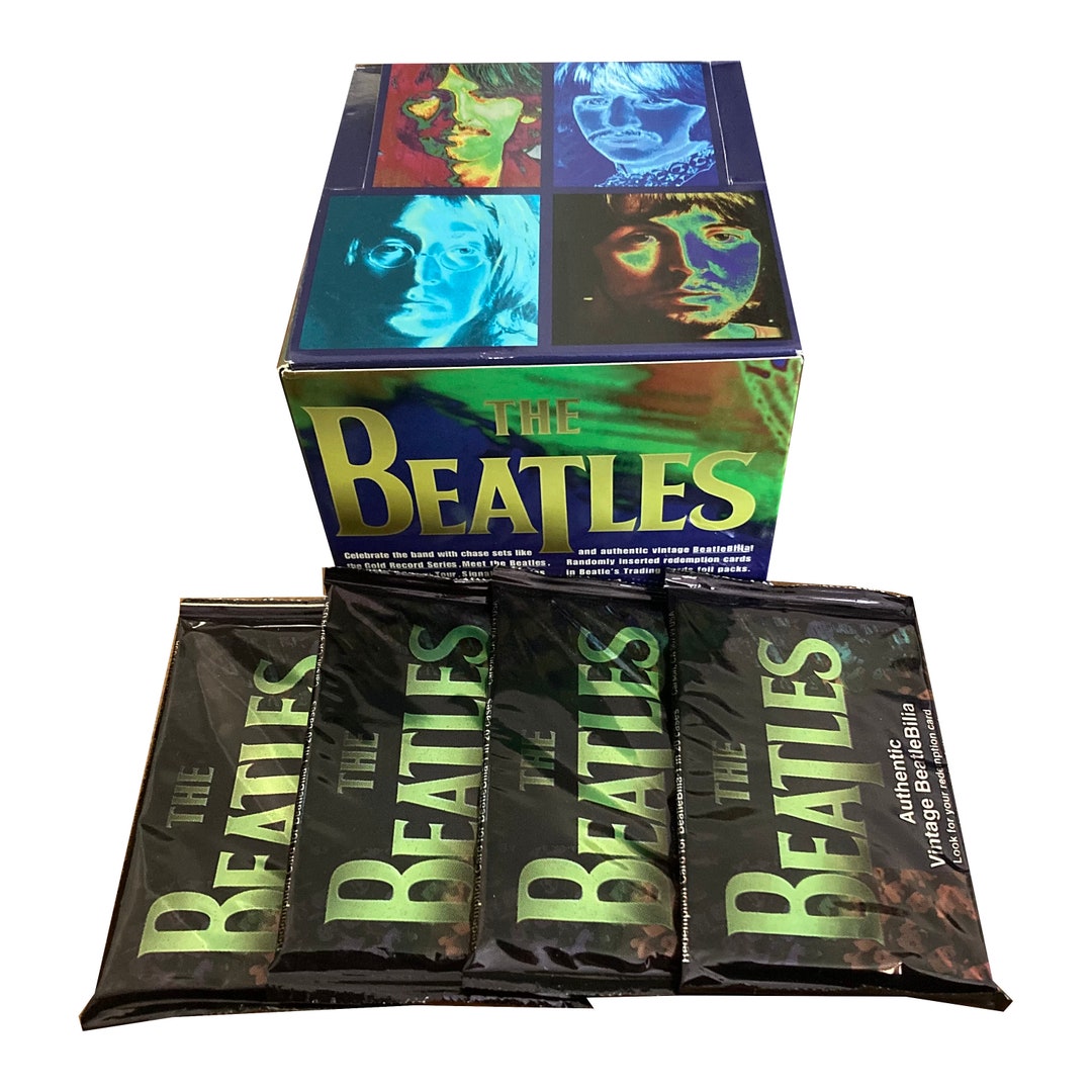 4 Packs of the Beatles Trading Cards. Authentic Vintage Beatlebilia! 9 ...