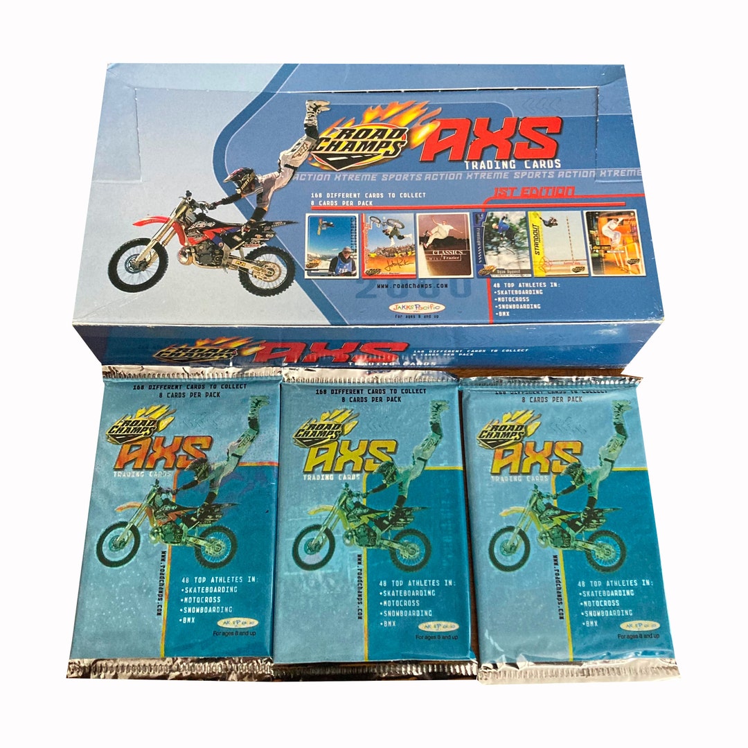 3 Packs of AXS (action Xtreme Sports) Vintage Trading Cards. 8 Cards ...