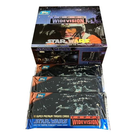 3 Packs of Star Wars Widevision Trading Cards. Topps 1994. 10 | Etsy