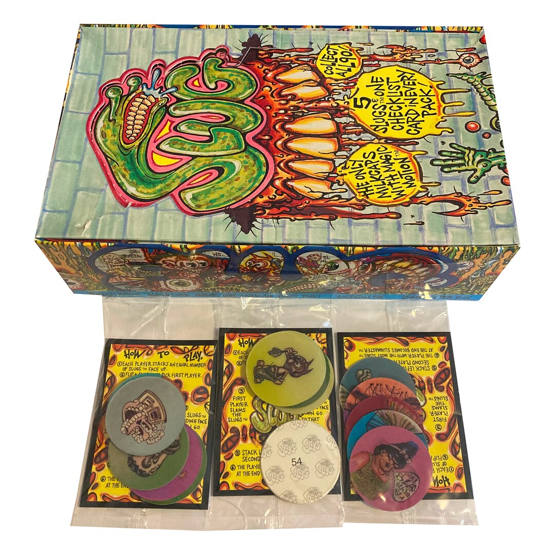 3 Packs of Slug Magic Motion Vintage Pog Packs. Each Pack Contains 5 ...
