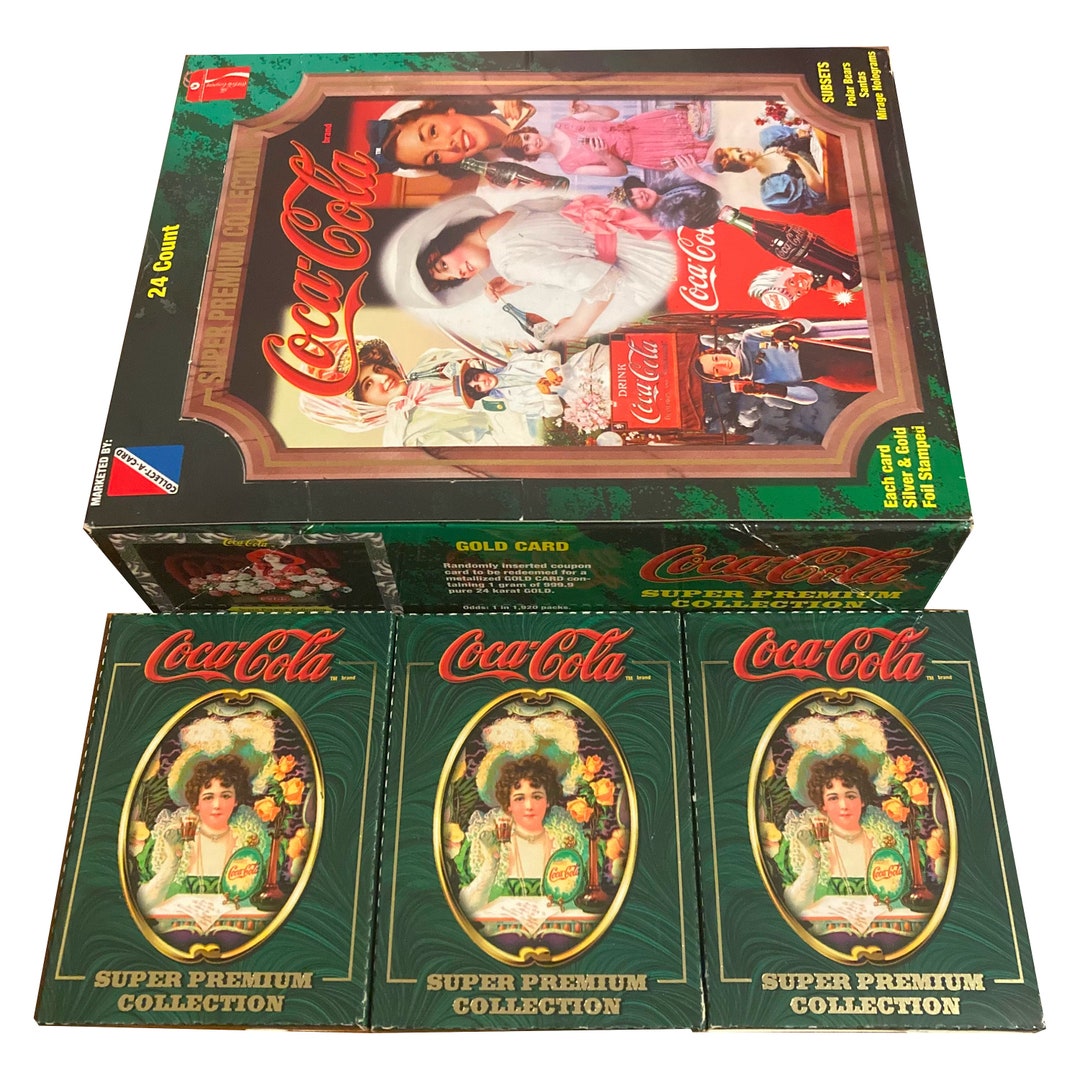3 Packs of Coca-cola Super Premium Collection Vintage Trading Cards ...