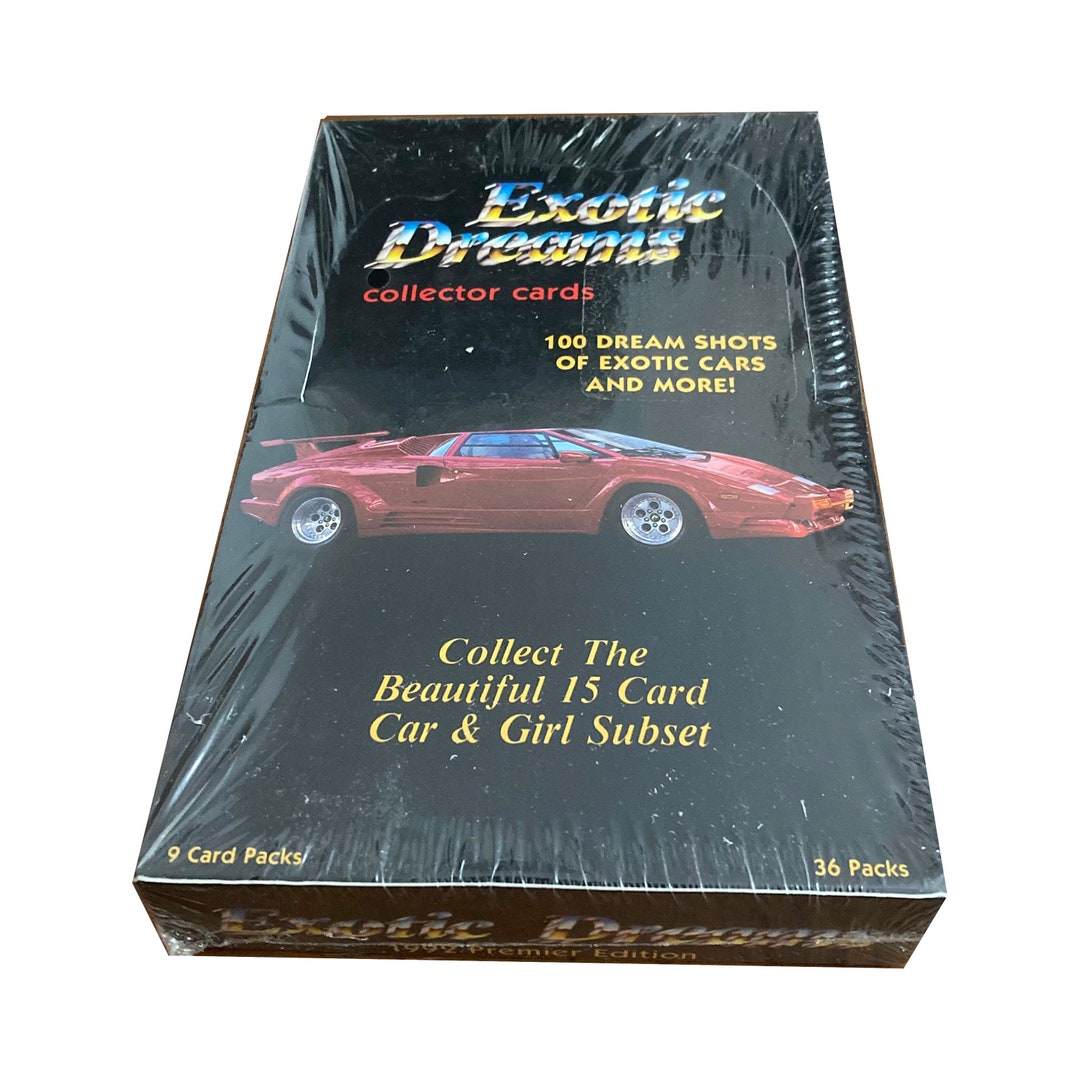 Factory Sealed Box of Exotic Dreams Vintage Collector Cards. 9 Cards ...