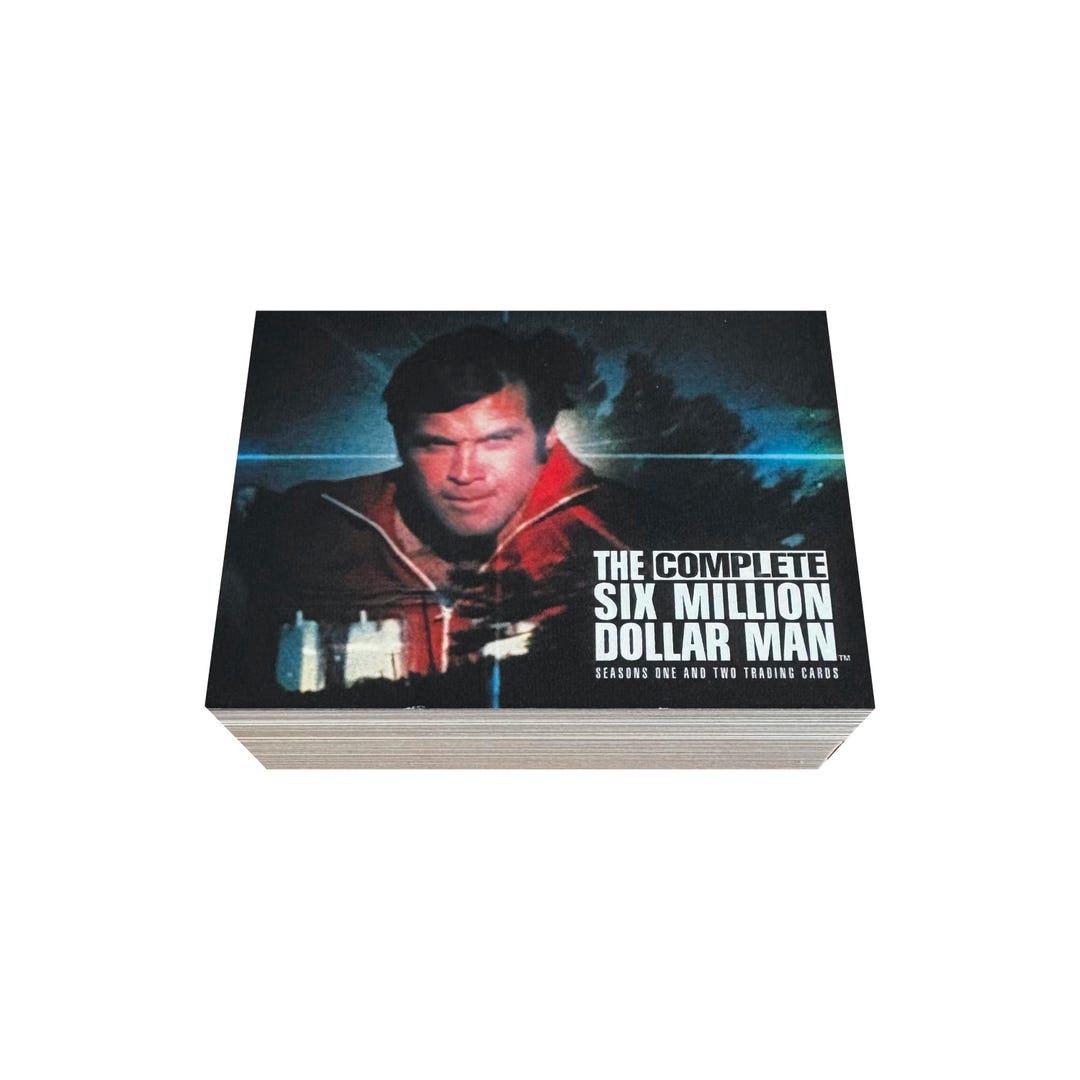 The Complete Six Million Dollar Man Complete Base Set of 72 Vintage ...