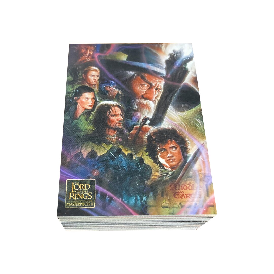 Lord of the Rings Masterpieces Series 2 Complete Base Set of 72 Vintage ...