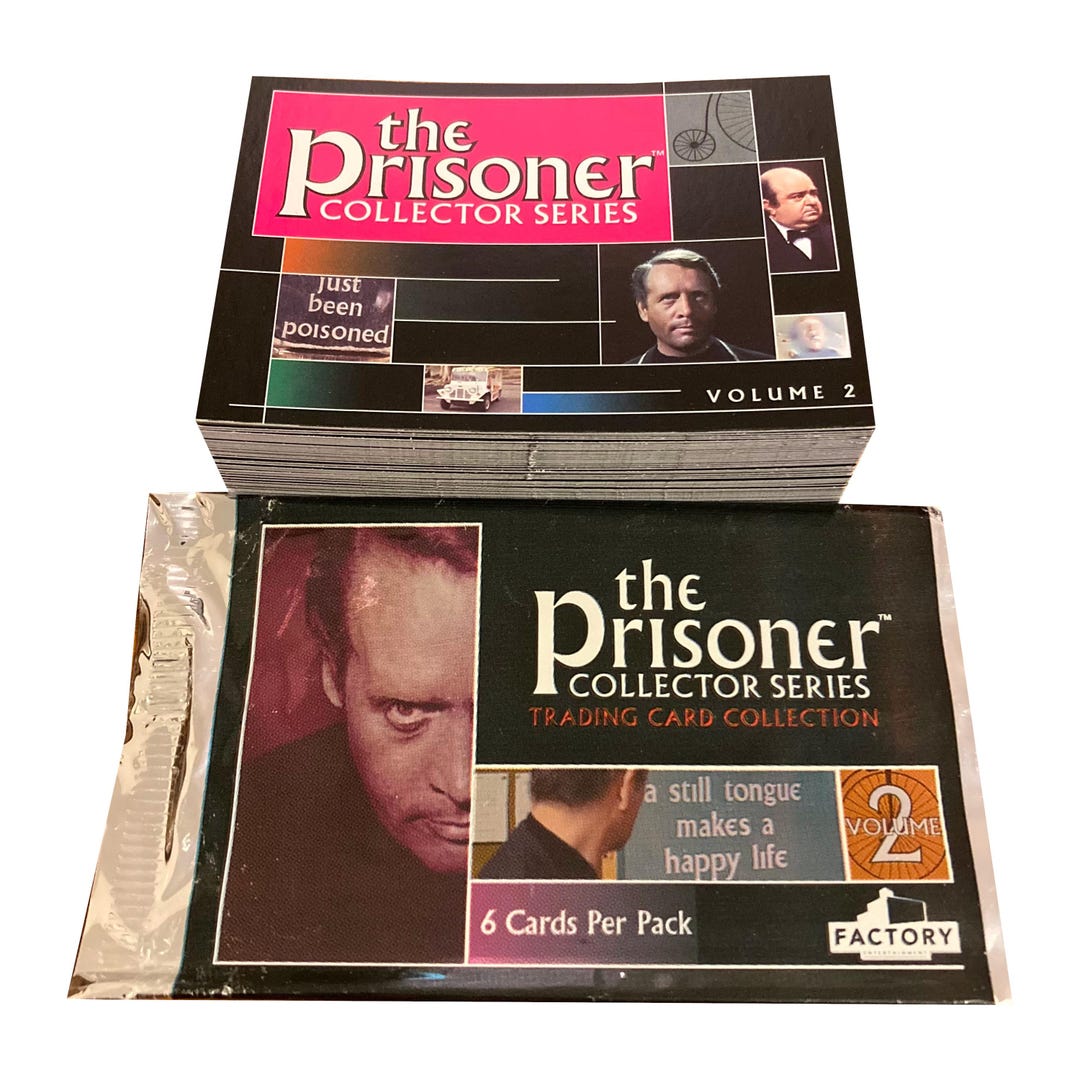 The Prisoner Complete Base Set of 50 Vintage Trading Cards in Excellent ...