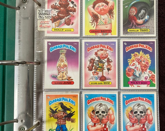 Garbage Pail Kids Original Series 4 First Printing Complete Set in ...
