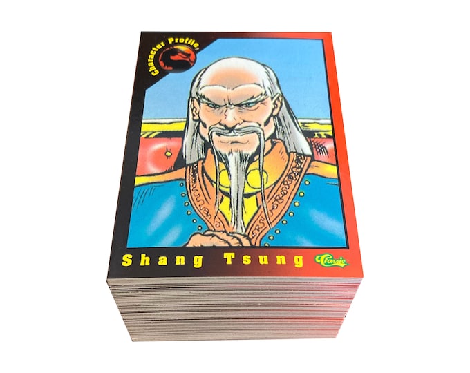 Mortal Kombat Complete Set of 100 Vintage Video Game Trading Cards in ...