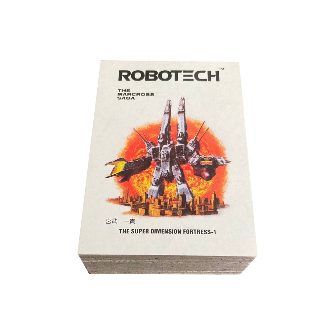 Robotech the Macross Saga Complete Set of 60 Vintage Trading Cards in Excellent Condition ...