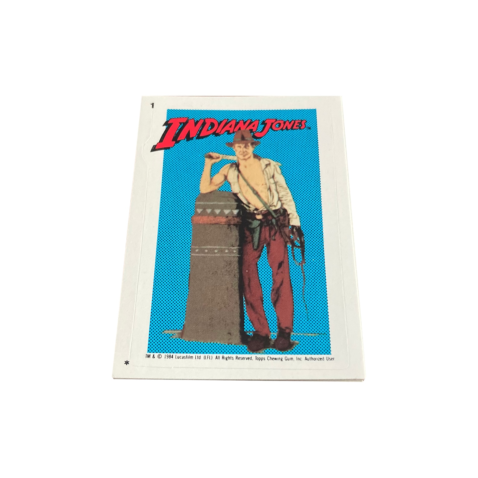 Indiana Jones and the Temple of Doom Complete Set of 11 Vintage Sticker ...