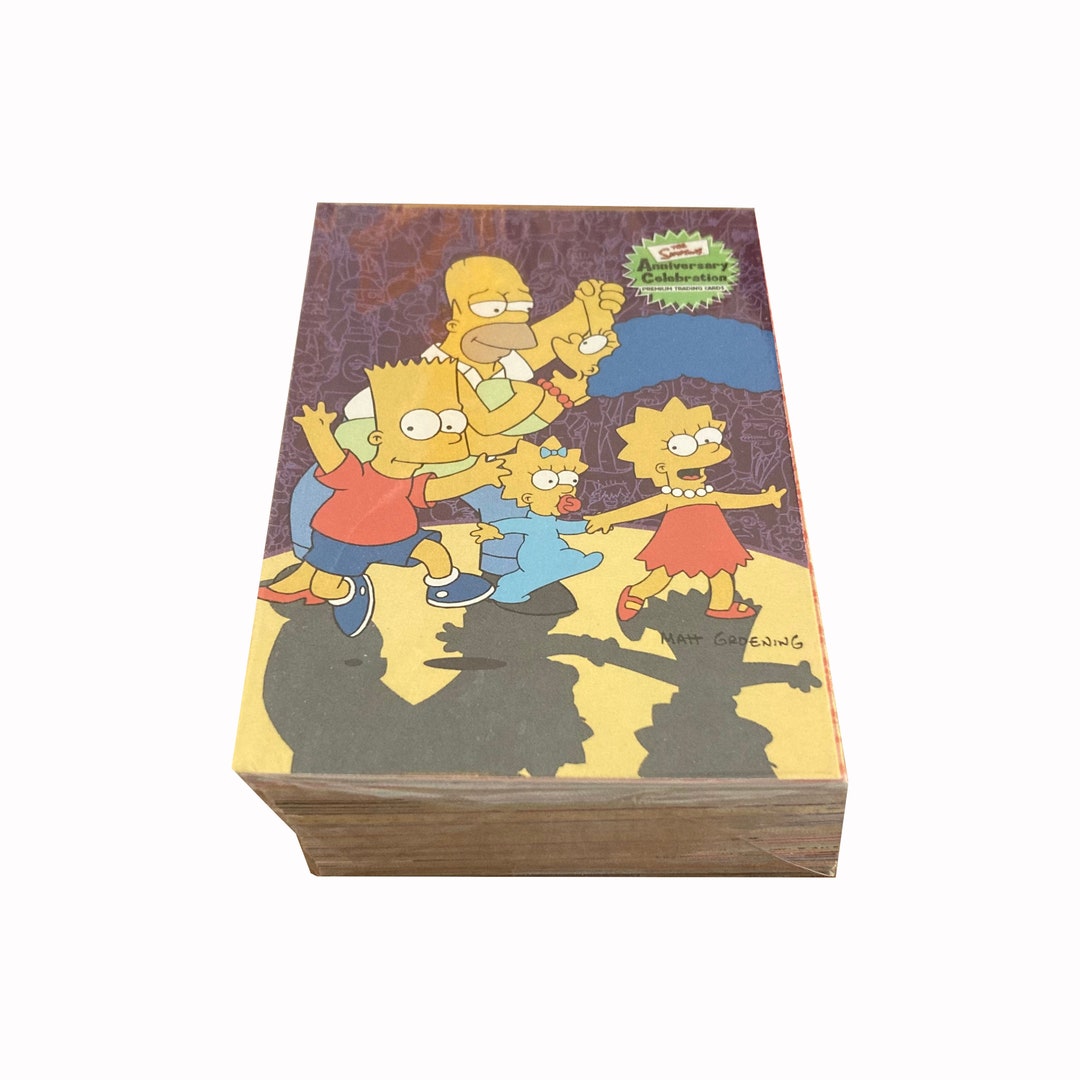 The Simpsons 10th Anniversary Celebration 81 Card Set T1 - Etsy