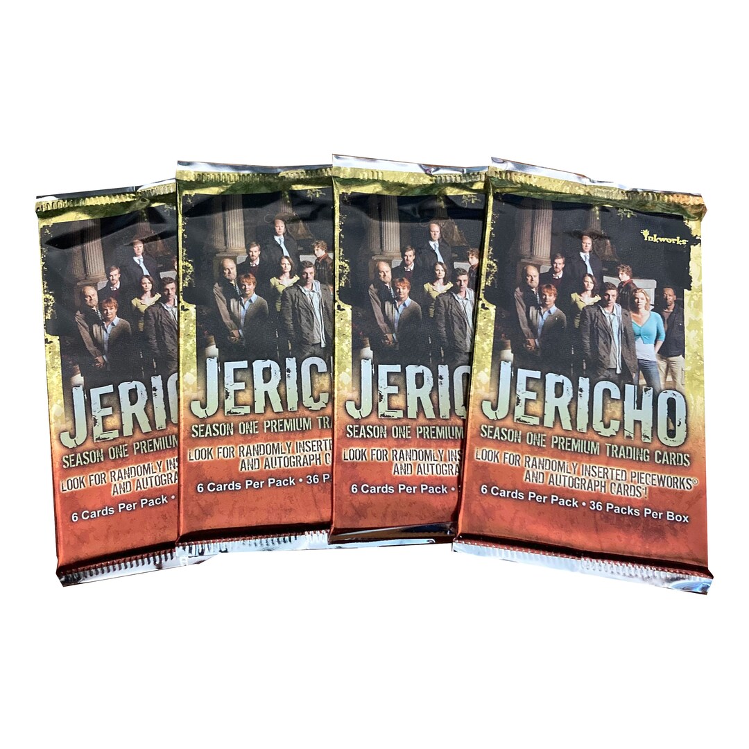 4 Packs of Jericho Season 1 Premium Vintage Trading Cards. 6 Cards per ...