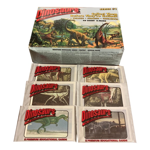 Dinosaur Cards - Etsy