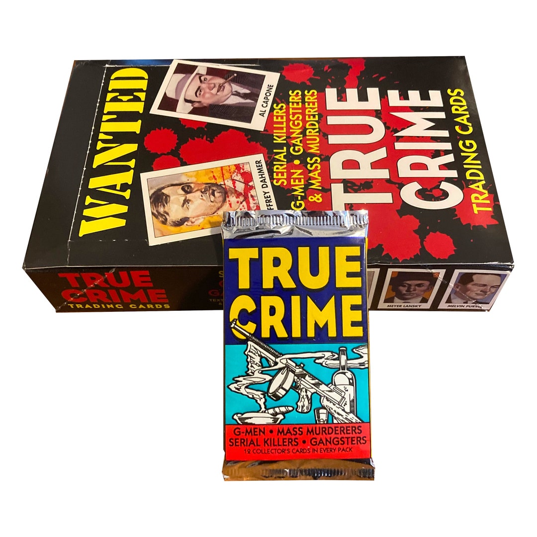 True Crime Series 1 Vintage Trading Cards. 1 Pack. 12 Cards per Pack ...
