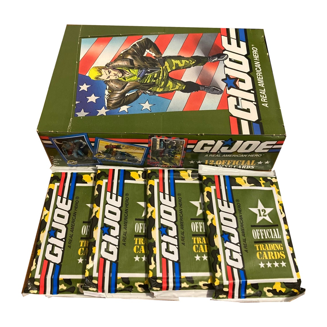 4 Packs of G.I. Joe Vintage Trading Cards 12 Cards per Pack. - Etsy
